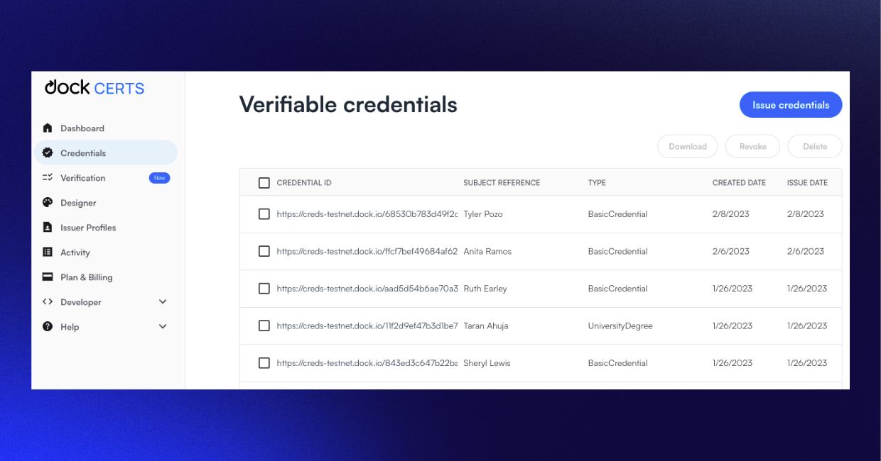 User-Friendly, No-Code Verifiable Digital Credential Platform